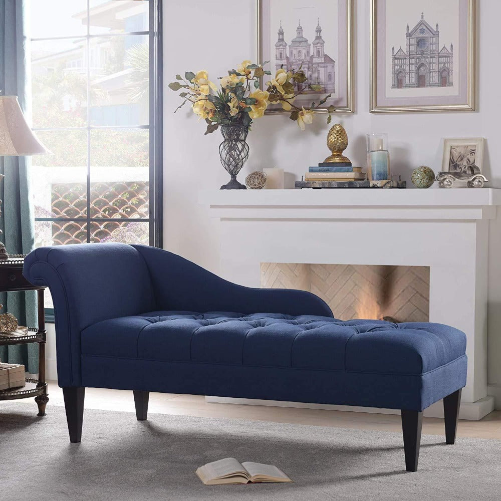 Diffo Quilted Lounger in Blue Color – Pranaisha Designs